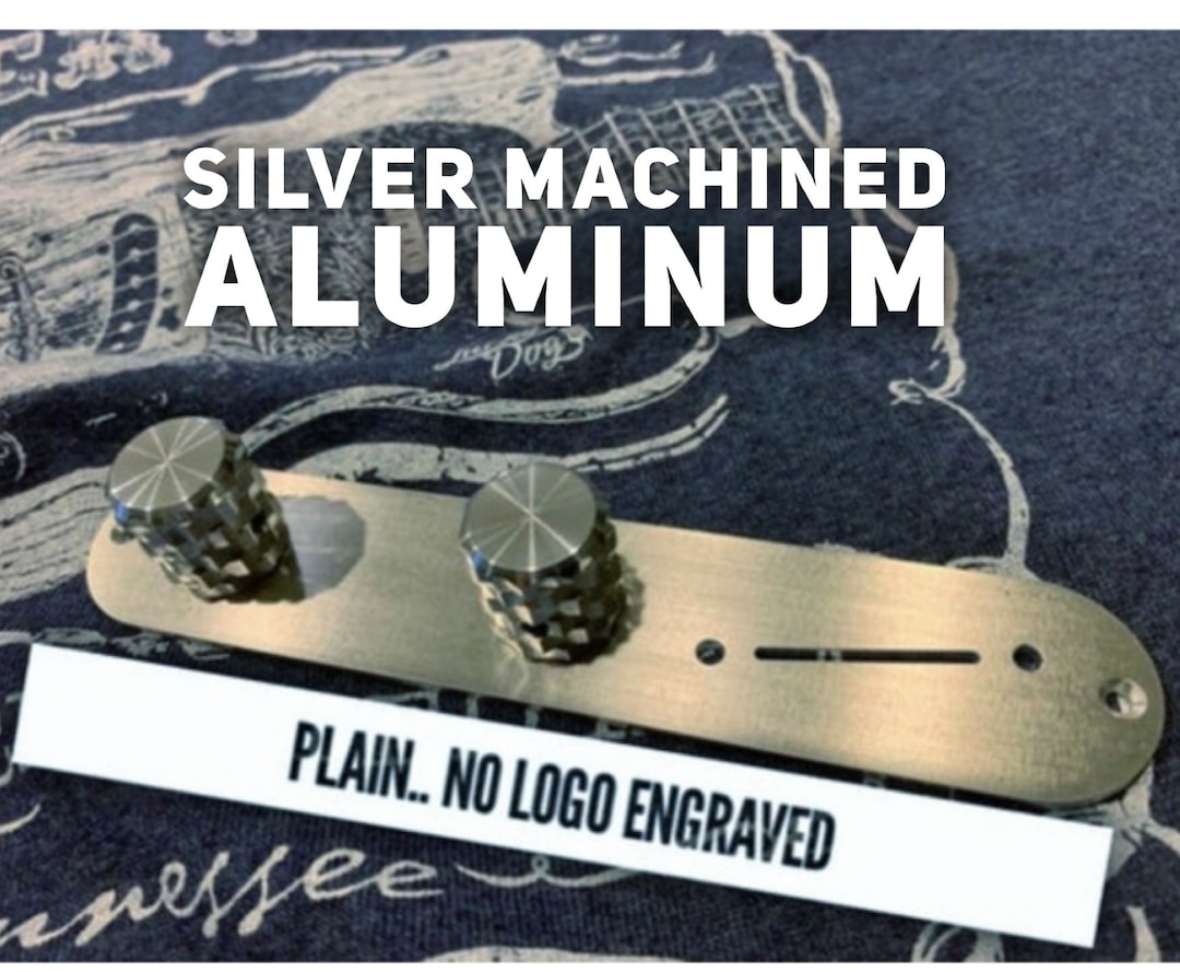 Silver Lucky Dog Tele Telecaster Replacement Control Plate With Slanted ...