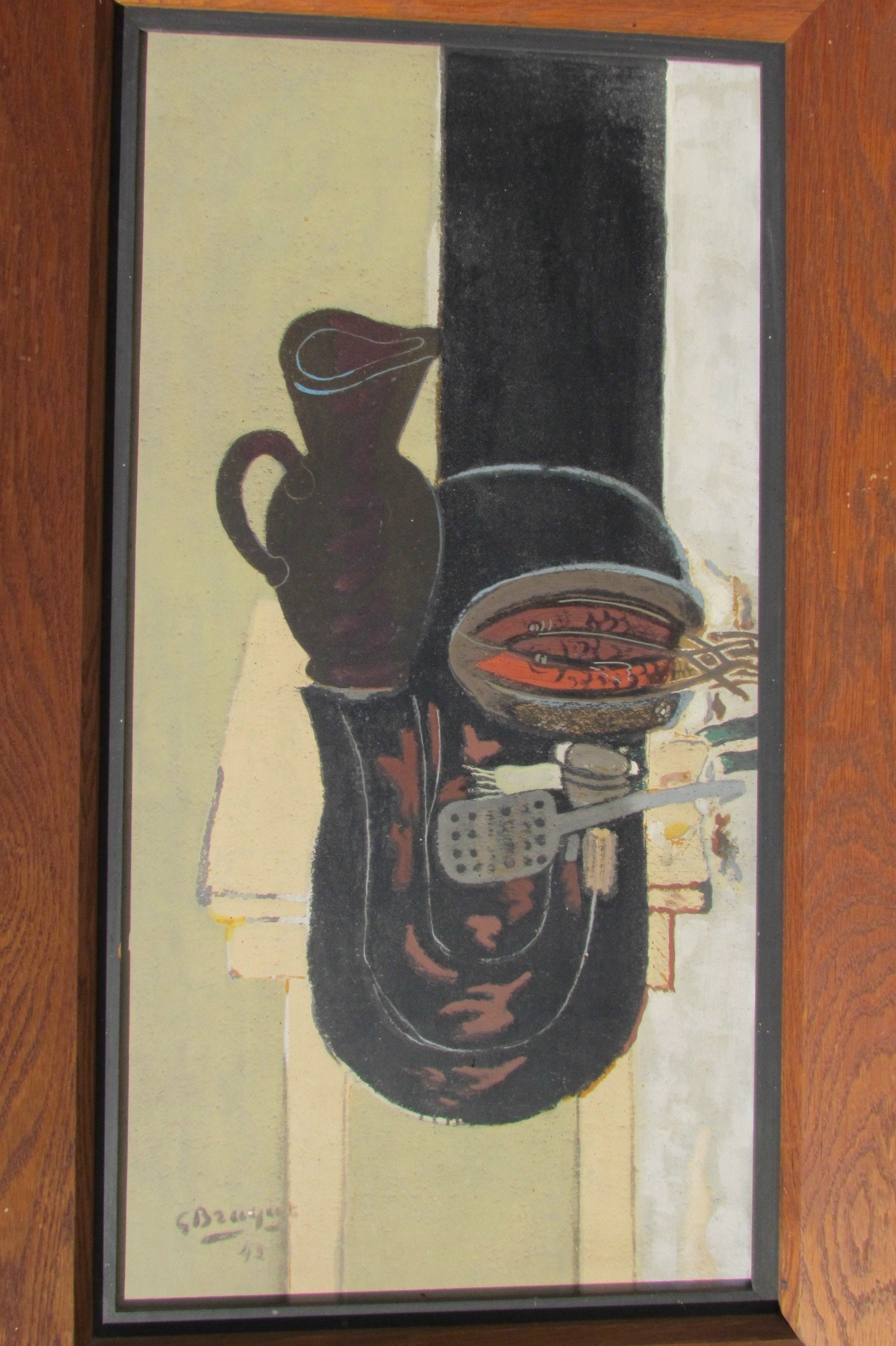 Georges Braque Les Table De Cuisine Signed in Plate Mid Century Pochoir ...