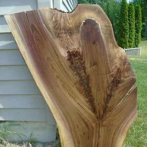 Black Walnut Live Edge Kiln Dried Lumber Slab Fancy Tiger Grain Table ...