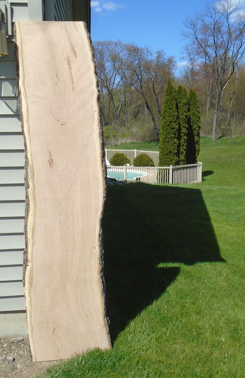 Cherry Live Edge Slab Kiln Dried Figured Bar Art Project 76 Long 17 to ...