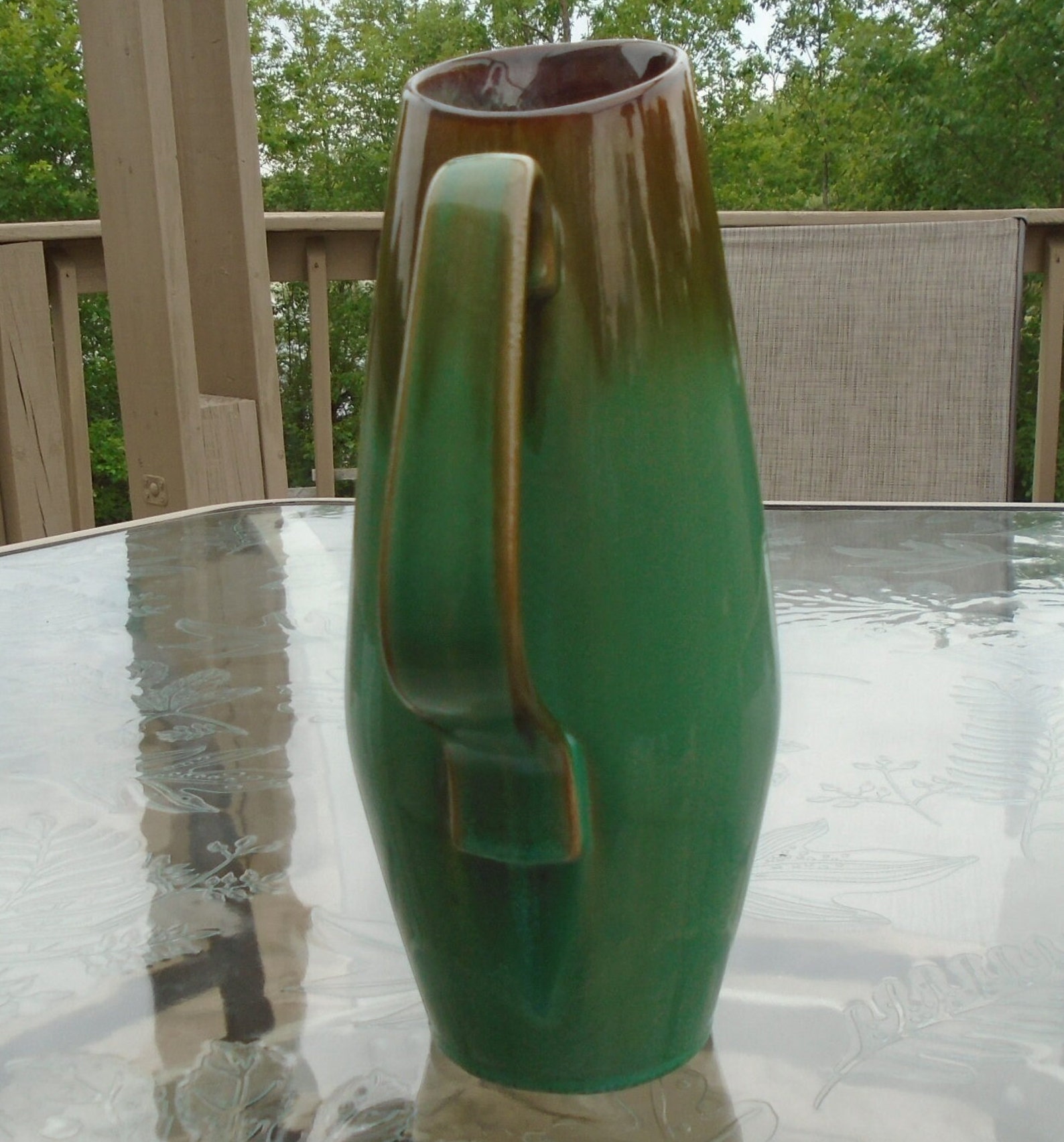 Eduardo Vega Mid Century Pottery Ceramic Pitcher 11 1/4 Inches Tall - Etsy