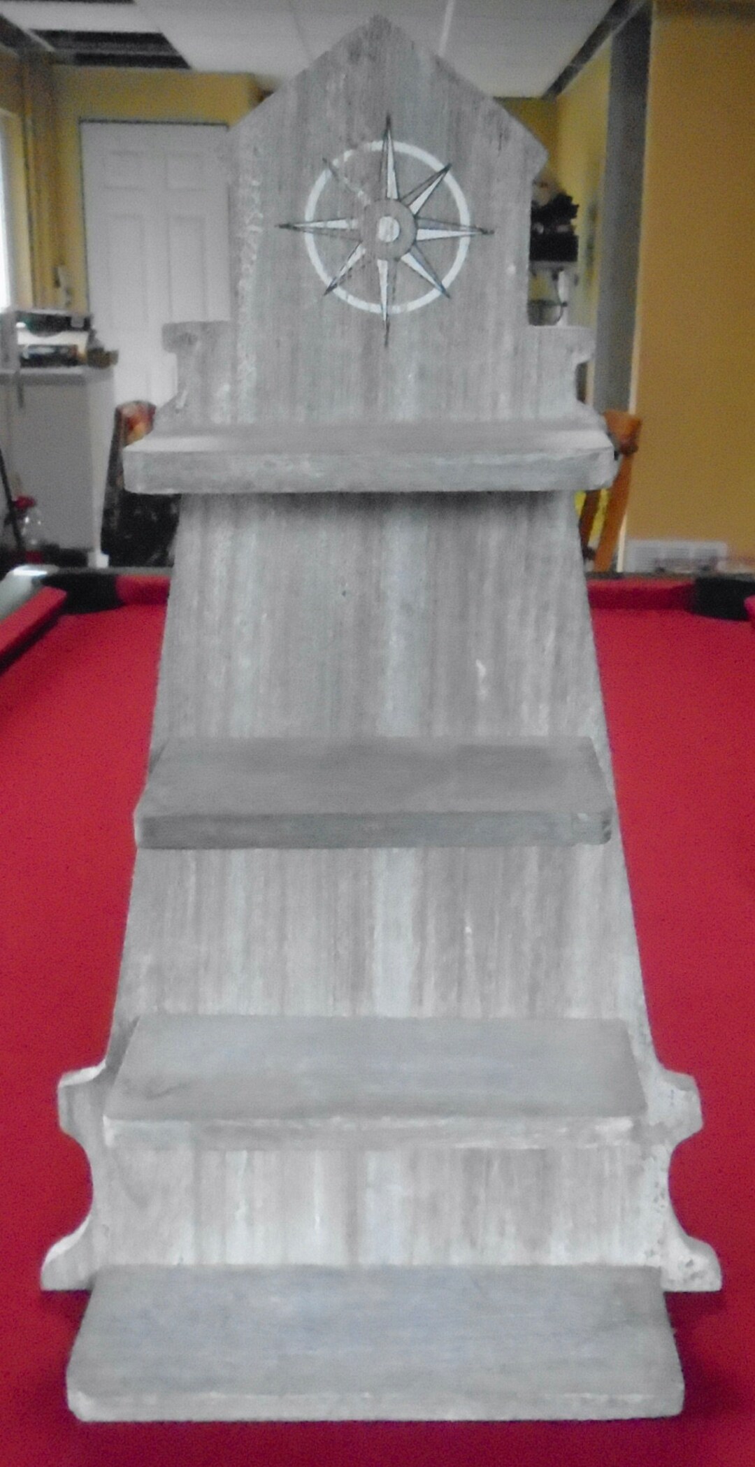 Wooden Lighthouse Display Shelf 20 Tall 12 Wide With 7 Lighthouses - Etsy