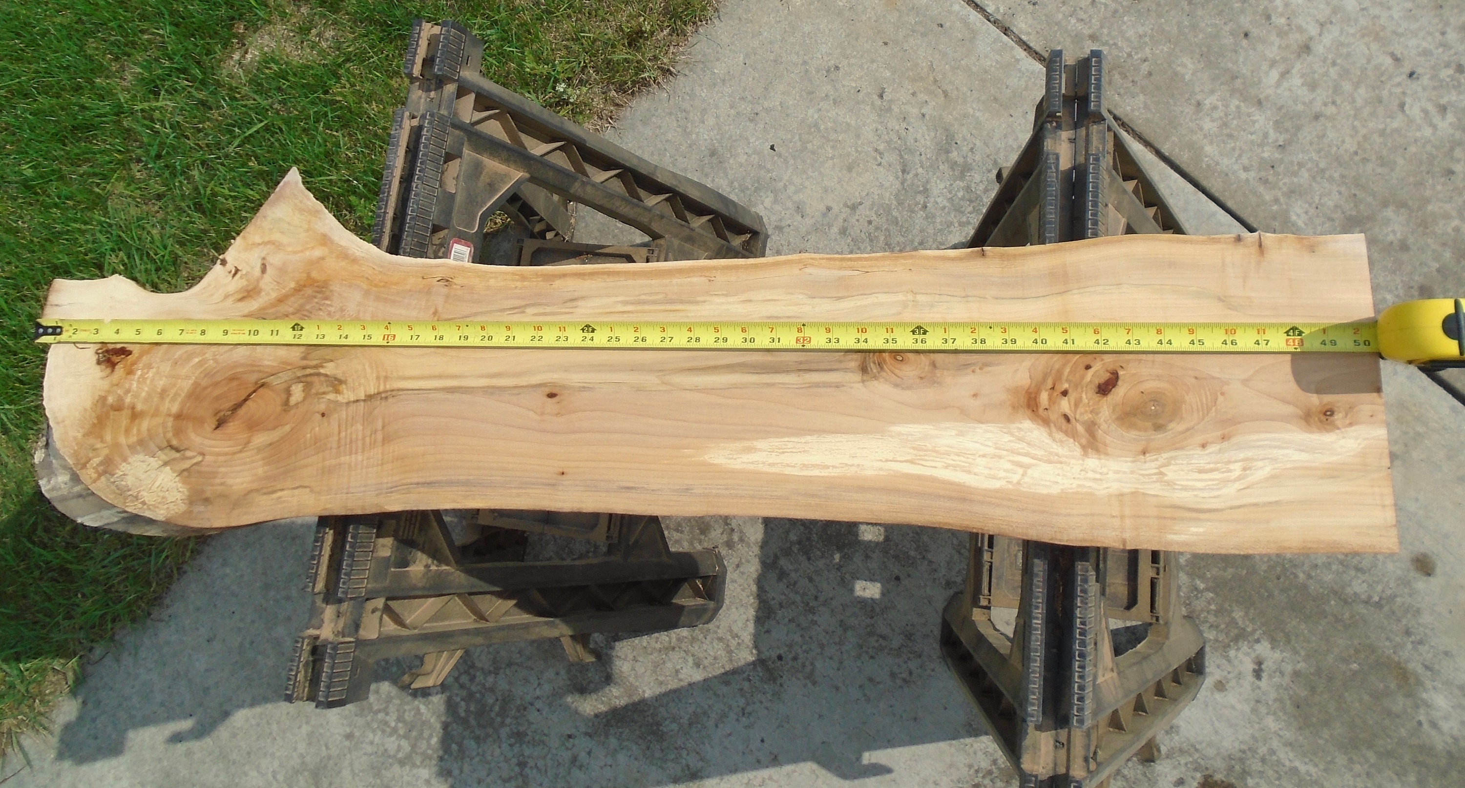 Spalted Maple Live Edge Lumber Slab Bar Shelf Decor Art | Etsy