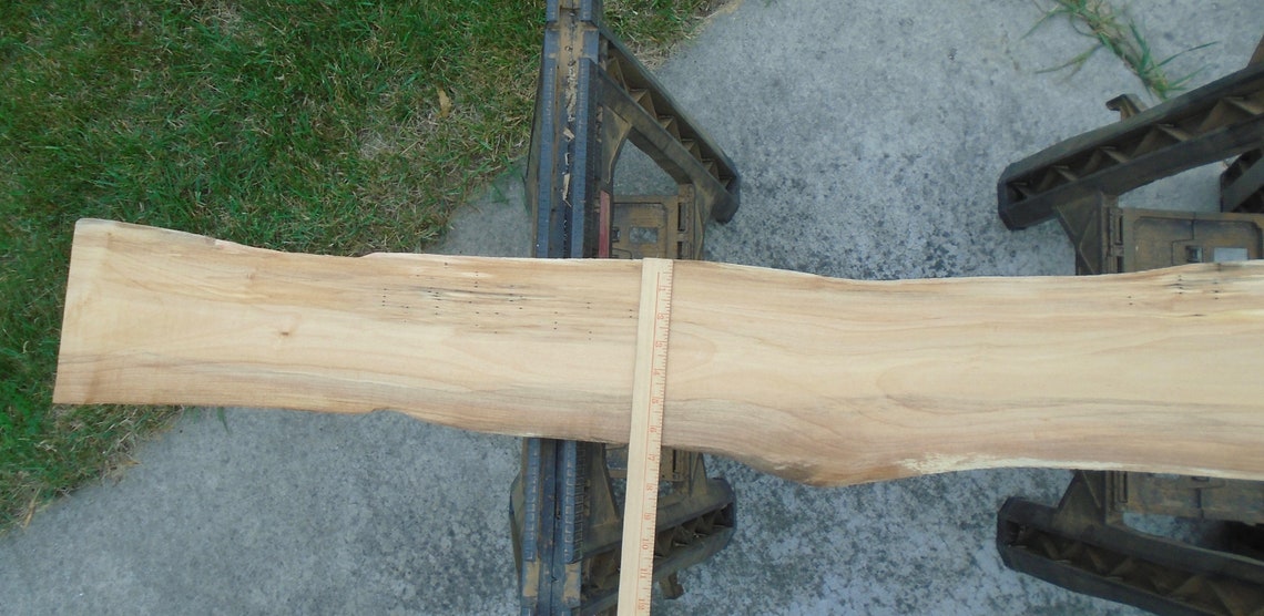 Spalted Maple Live Edge Lumber Slab Figured Shelf Decor Art 64 - Etsy