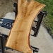 White Oak Live Edge Slab Spalted Tiger Grain Table Decor Art Project 41 ...