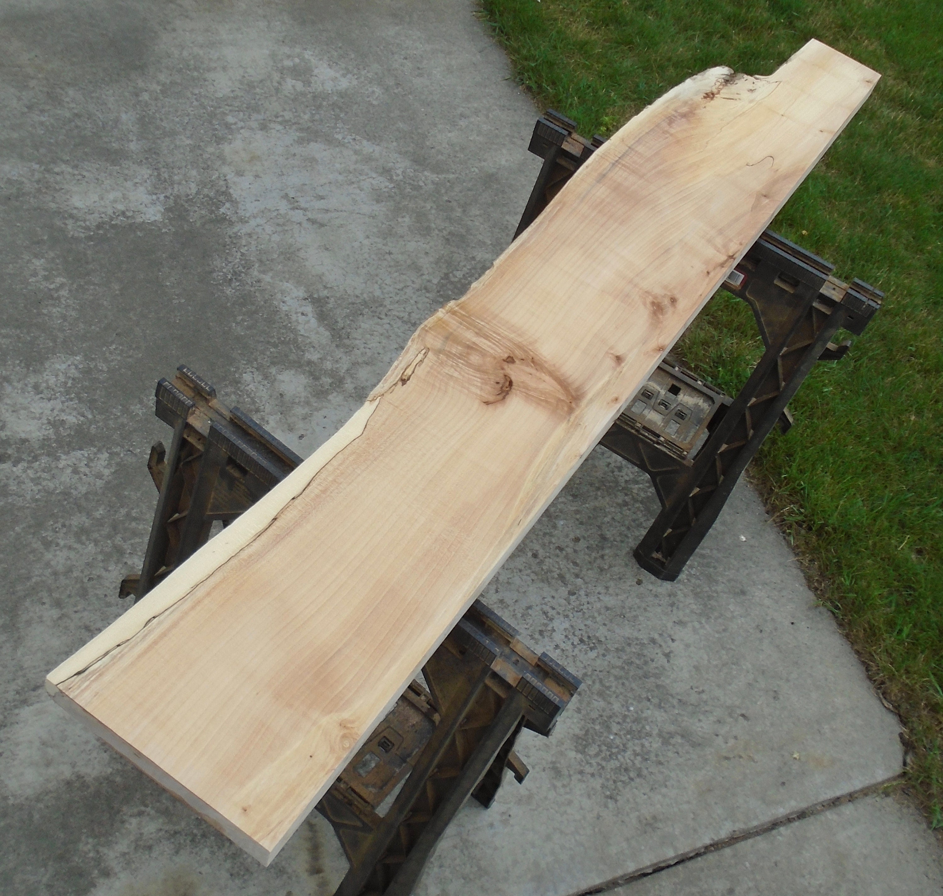 Spalted Maple Live Edge Mantel Shelf Decor Art 75 3/4 Inches Long, 11 3 ...