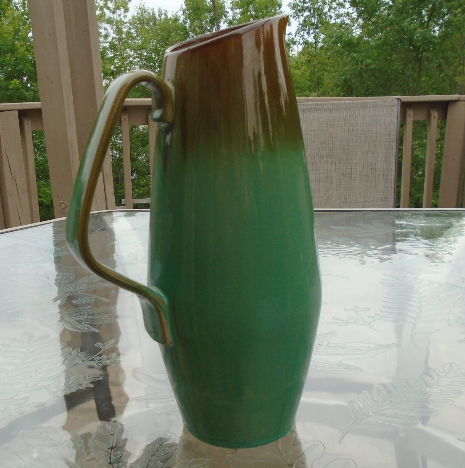 Eduardo Vega Mid Century Pottery Ceramic Pitcher 11 1/4 Inches Tall - Etsy
