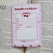 Cherry Book Review Post-it Notepad, 4x6 Post-it® Sticky Notes, Bookish ...