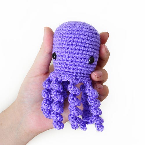 CROCHET PATTERN in English Octopus Baby 8 Babies | Etsy