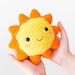CROCHET PATTERN in English - Mr. Sunshine - 6.3 In./16 Cm. Tall ...