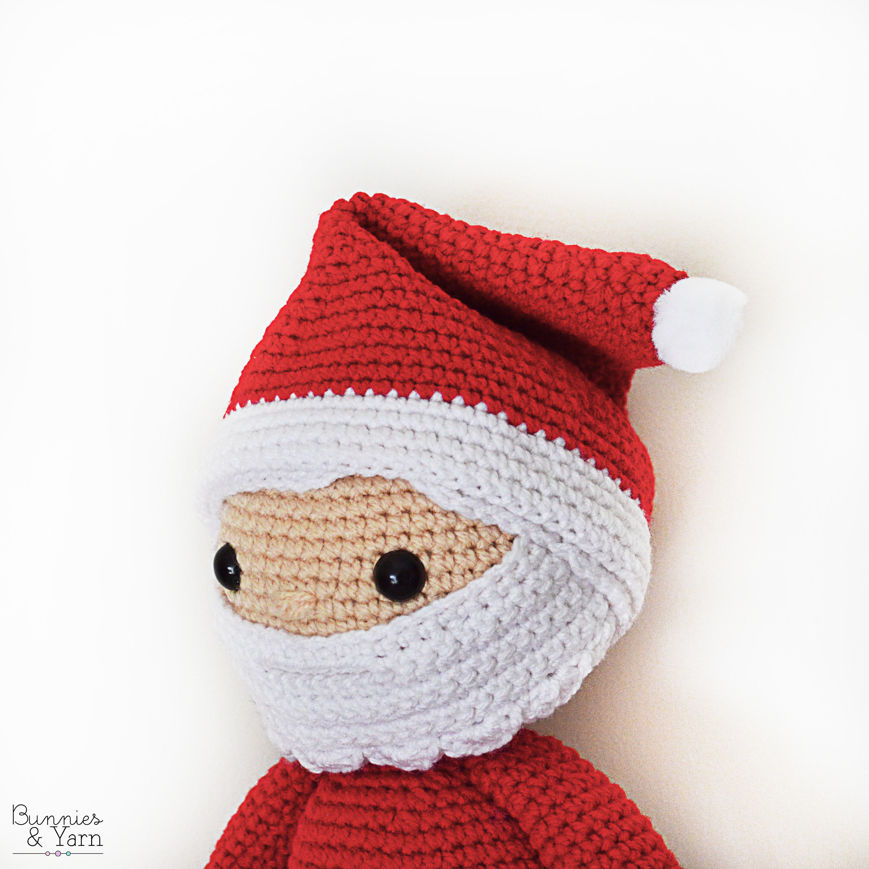 CROCHET PATTERN in English - Santa Claus - 16"/40 Cm. Tall - Amigurumi ...