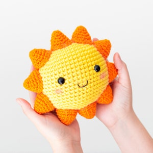 CROCHET PATTERN in English - Mr. Sunshine - 6.3 In./16 Cm. Tall ...