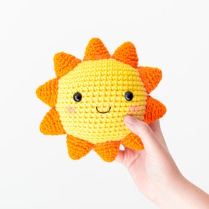 CROCHET PATTERN in English - Mr. Sunshine - 6.3 In./16 Cm. Tall ...