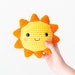 CROCHET PATTERN in English Mr. Sunshine 6.3 In./16 Cm. - Etsy