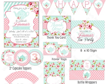 Printable party pack | Etsy