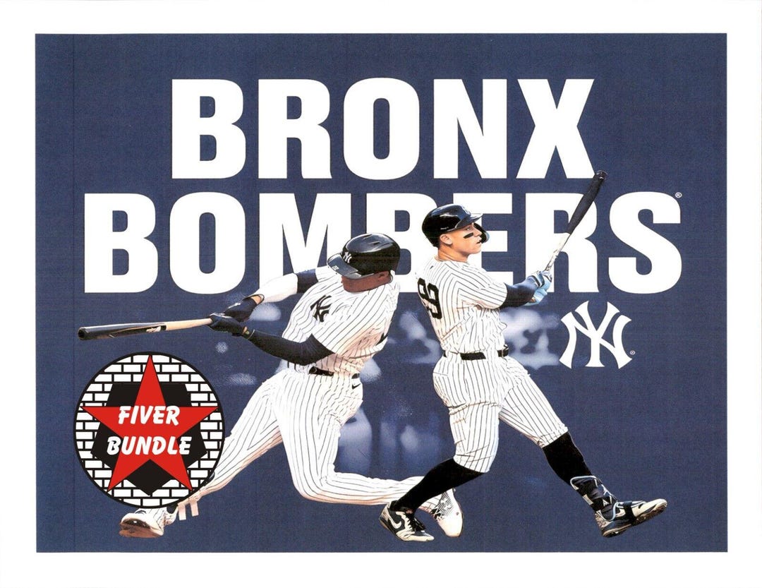 Aaron Judge Fiver Bundle-018 5 Different Laminated 8.5x11 Repro Prints ...