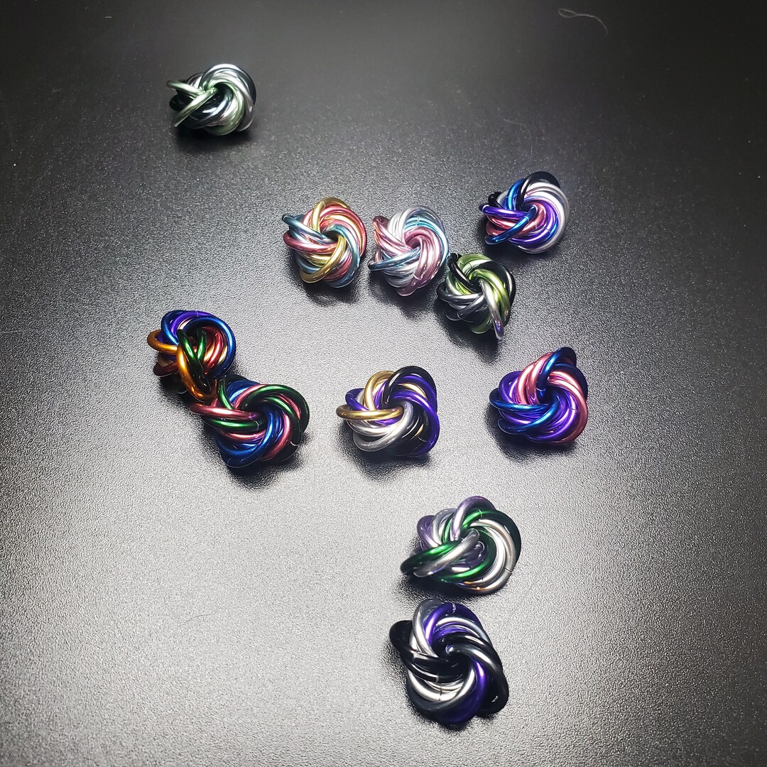 Pride Monkey Fist Chainmail Fidget Toy - Etsy