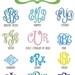 Side Bow Appliqué With Monogram - Etsy