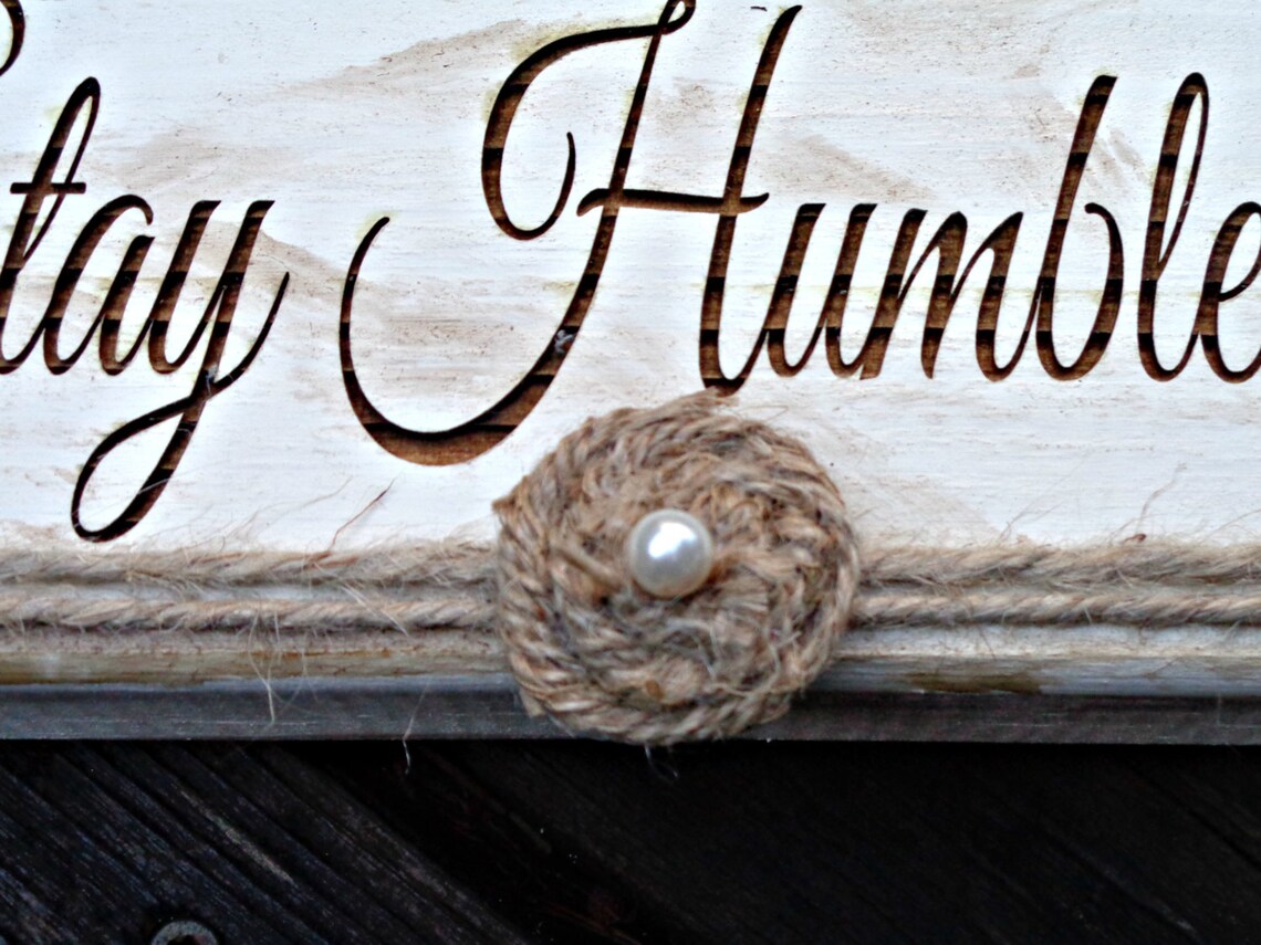 Always Stay Humble and Kind Wood Sign Rustic Wood Block Sign - Etsy