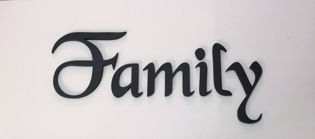 Wood Letters- Painted Letters- "family" Home Decor - Etsy
