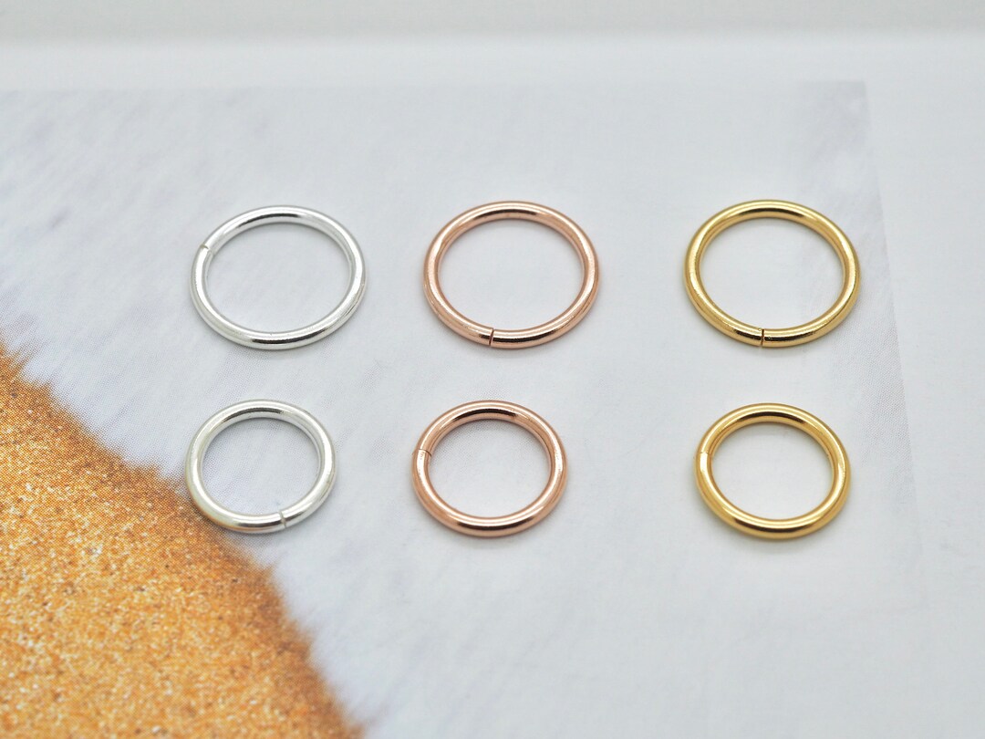 16gauge Hoop Daith Rook Conch Orbital Septum Lip Helix Tragus Nose Hoop ...