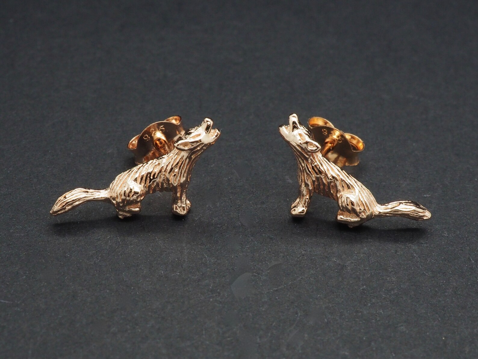 Wolf Earrings, Cartilage Ear Stud, Wolves Earrings, Twilight, Animal ...