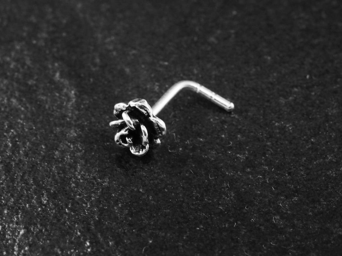 Nose Ring Nose Stud Nose Screw 20gauge 0.8mm L Shape | Etsy