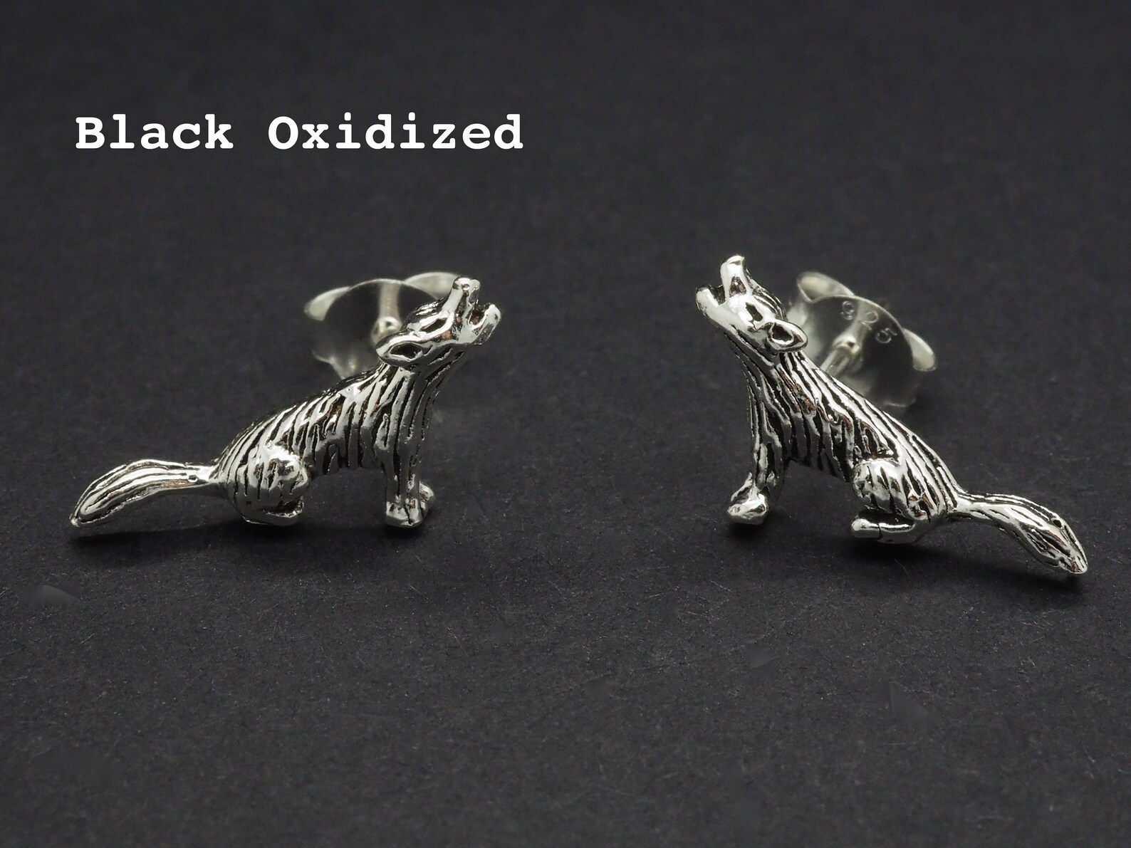 Wolf Earrings, Cartilage Ear Stud, Wolves Earrings, Twilight, Animal ...