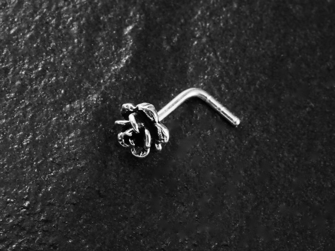 Nose Ring Nose Stud Nose Screw 20gauge 0.8mm L Shape | Etsy