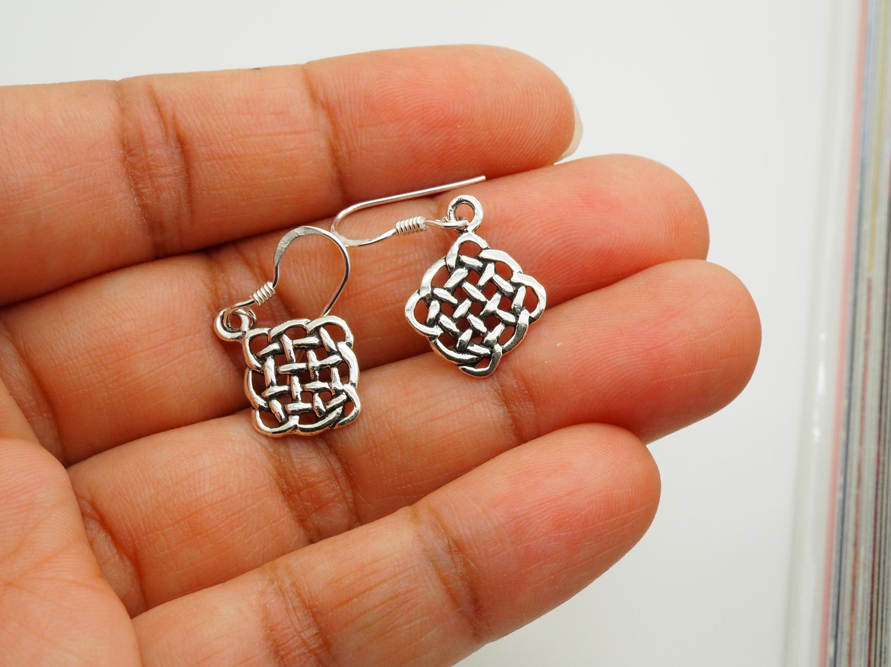 Drop Earrings Fishhook Wire Tiny Small Minimalist Hook | Etsy