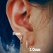 16gauge Hoop Daith Rook Conch Orbital Septum Lip Helix Tragus - Etsy