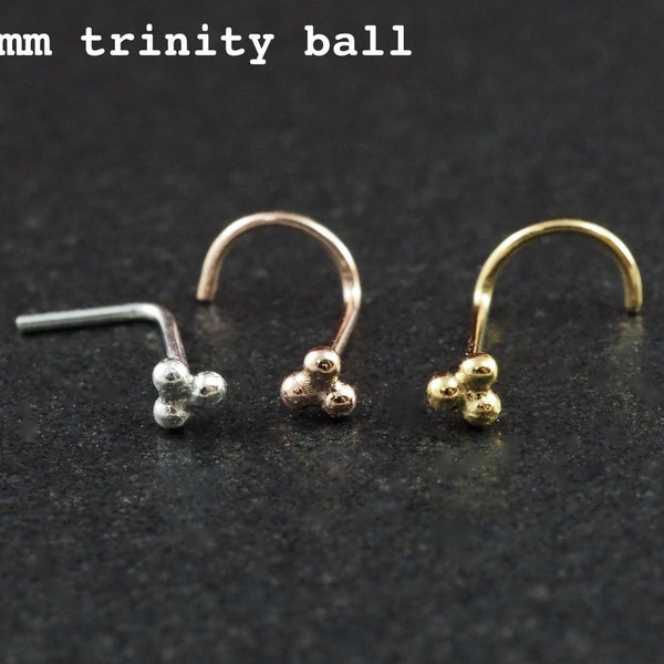 Tiny Nose Ring - Etsy