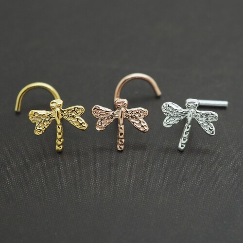 Bug Nose Stud Insect Nose Ring Ladybug Fly Animal Unique | Etsy