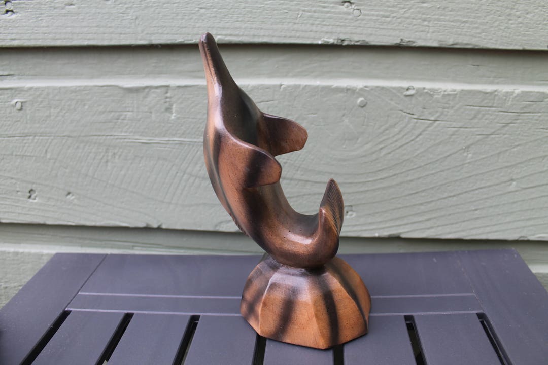 Wooden Cellphone Holder, Dolphin Table Decor,dolphin Wood Carving - Etsy UK