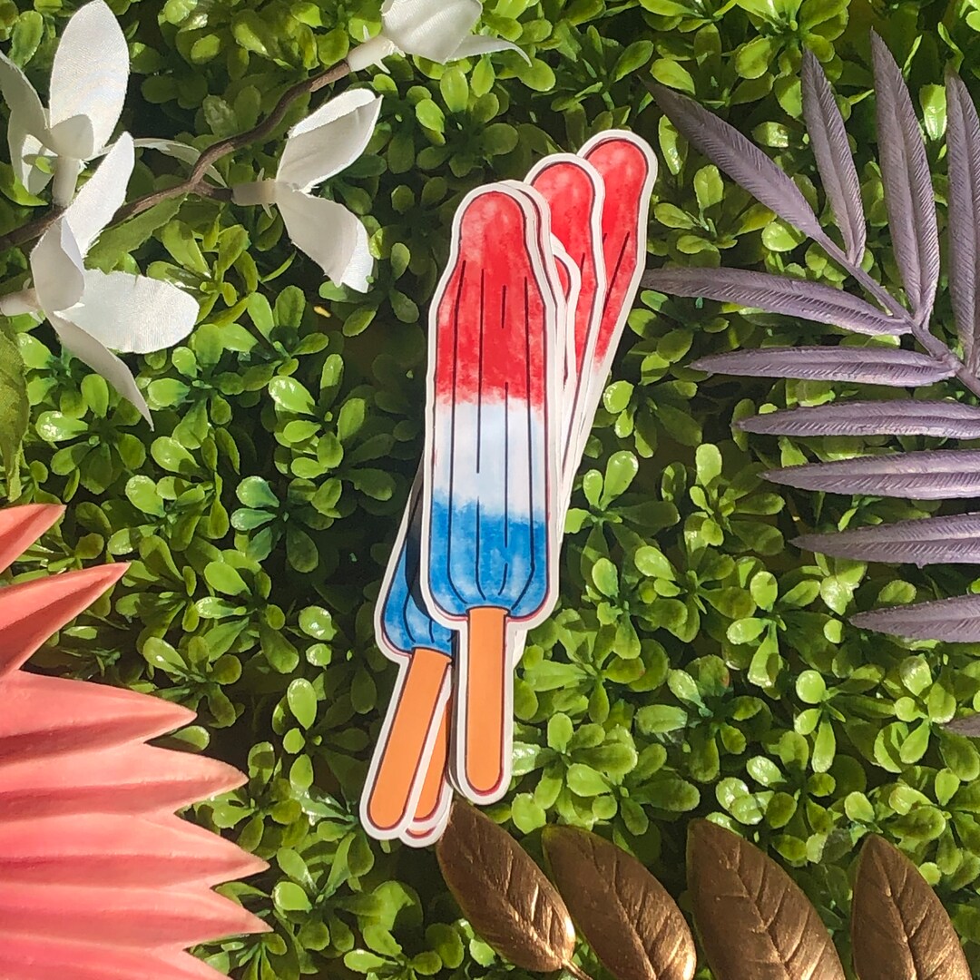 Bomb Pop Sticker, Die-cut Sticker, Easy to Peel, Original Art - Etsy