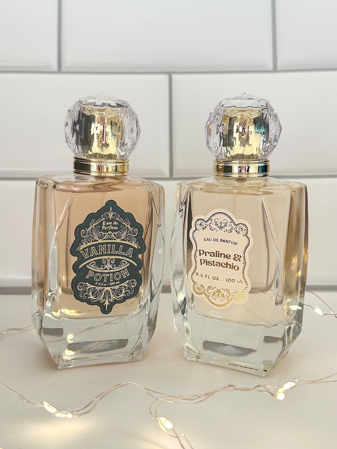 Tru Fragrance Vanilla Potion & Praline and Pistachio EDP DUO GLASS 5 Ml ...