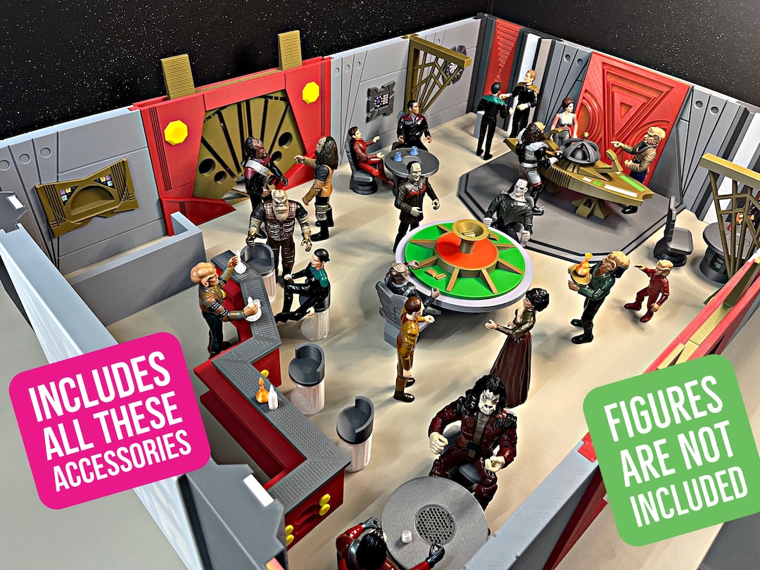 Quark's Bar Playset: Handcrafted Star Trek Decor for Sci-fi Fans - Etsy