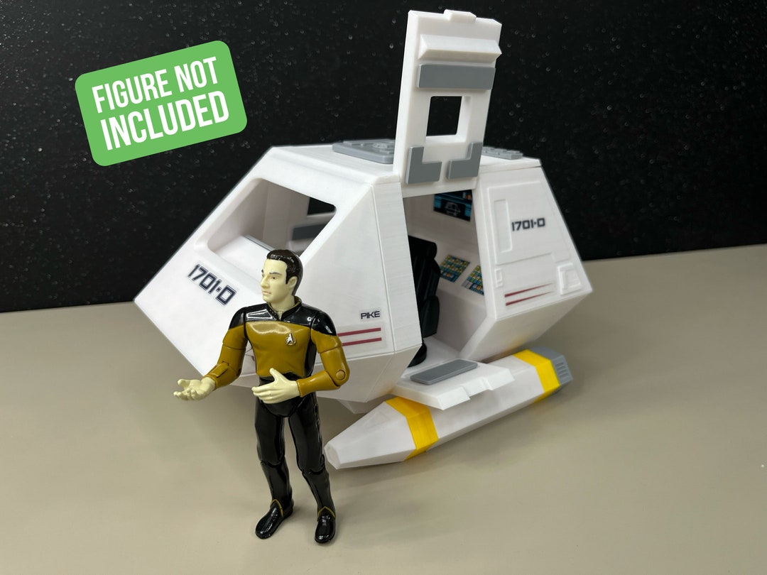 Star Trek TNG Shuttle Model: Type-15 Pike Edition, Detailed 3D Printed ...