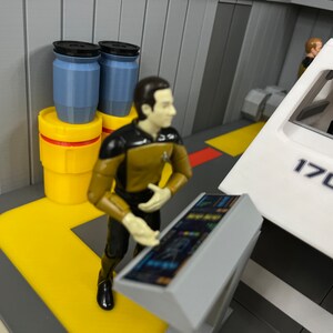Star Trek TNG Shuttle Bay 3 Playset: Pike Shuttlecraft Model - Etsy
