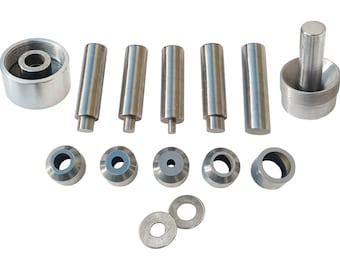 BIG Self Centering Coin Ring Punch Set No Spacers Sizes - Etsy