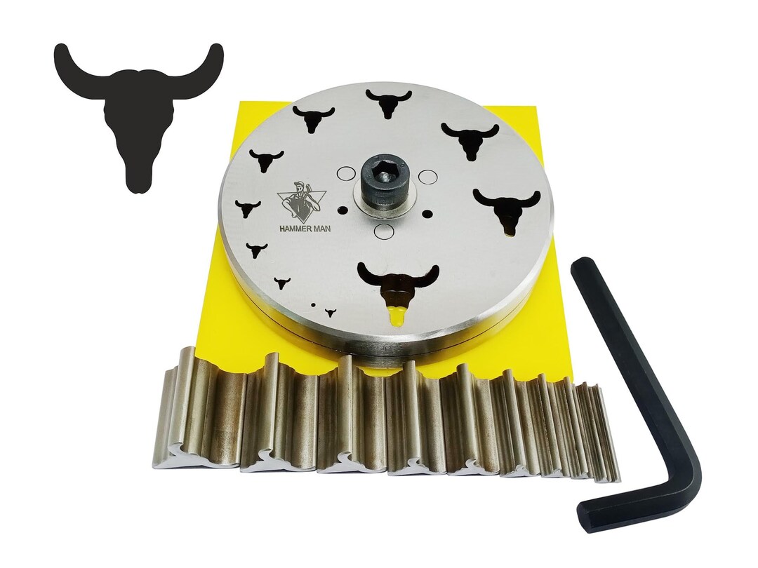 Bull Shape Disc Cutter Set of 10 Disk Cutter Pancake Dies - Etsy
