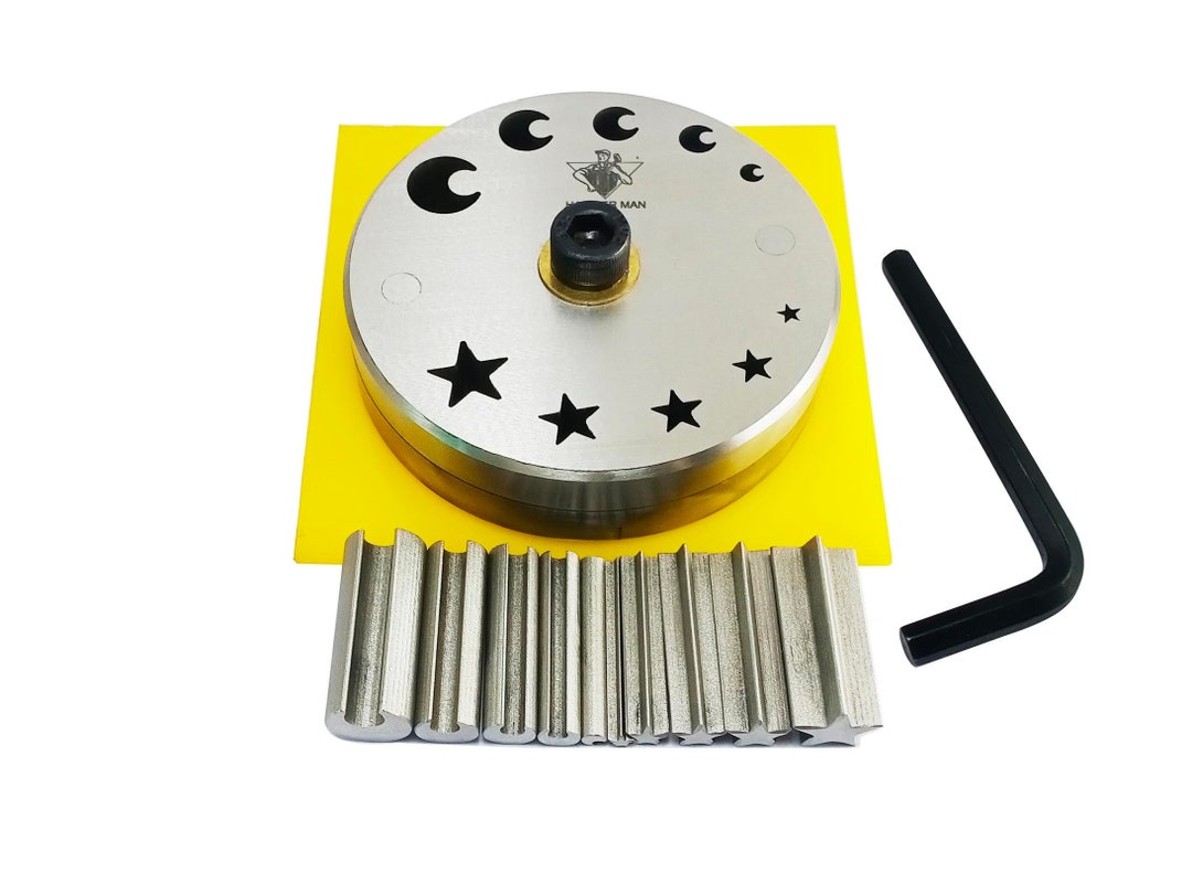 Disc Cutter 2 in 1 Moon & Star 5mm to 16mm Pancake Dies Disk Cutter Die ...