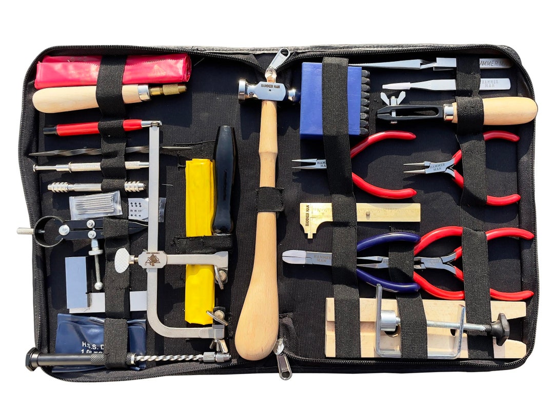 The Loaded Jewellery Tools Kit 25 Tools in 1 Kit Silversmith Tools ...