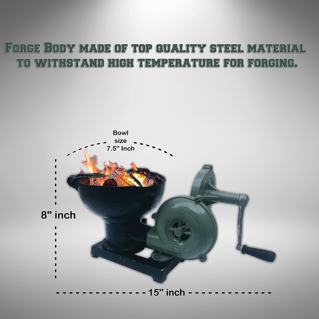 Vintage Style Forge Furnace With Hand Blower With Handle - Etsy