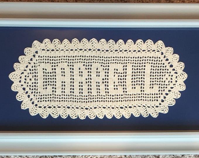 Personalized Handmade Crochet Name - Etsy