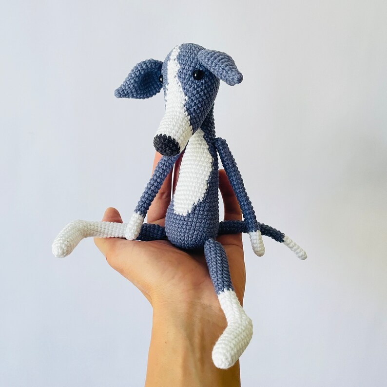 Greyhound Plush Whippet Italian Greyhound Stuffed Dog Dog - Etsy