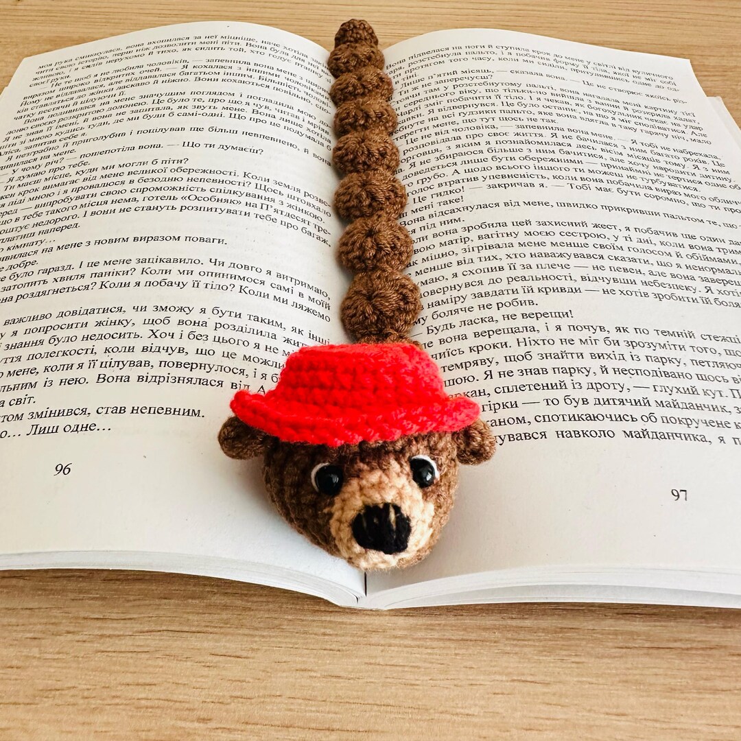 Bookmark Bear Crochet Pattern, Instant Download, DIY Bear Bookmark ...