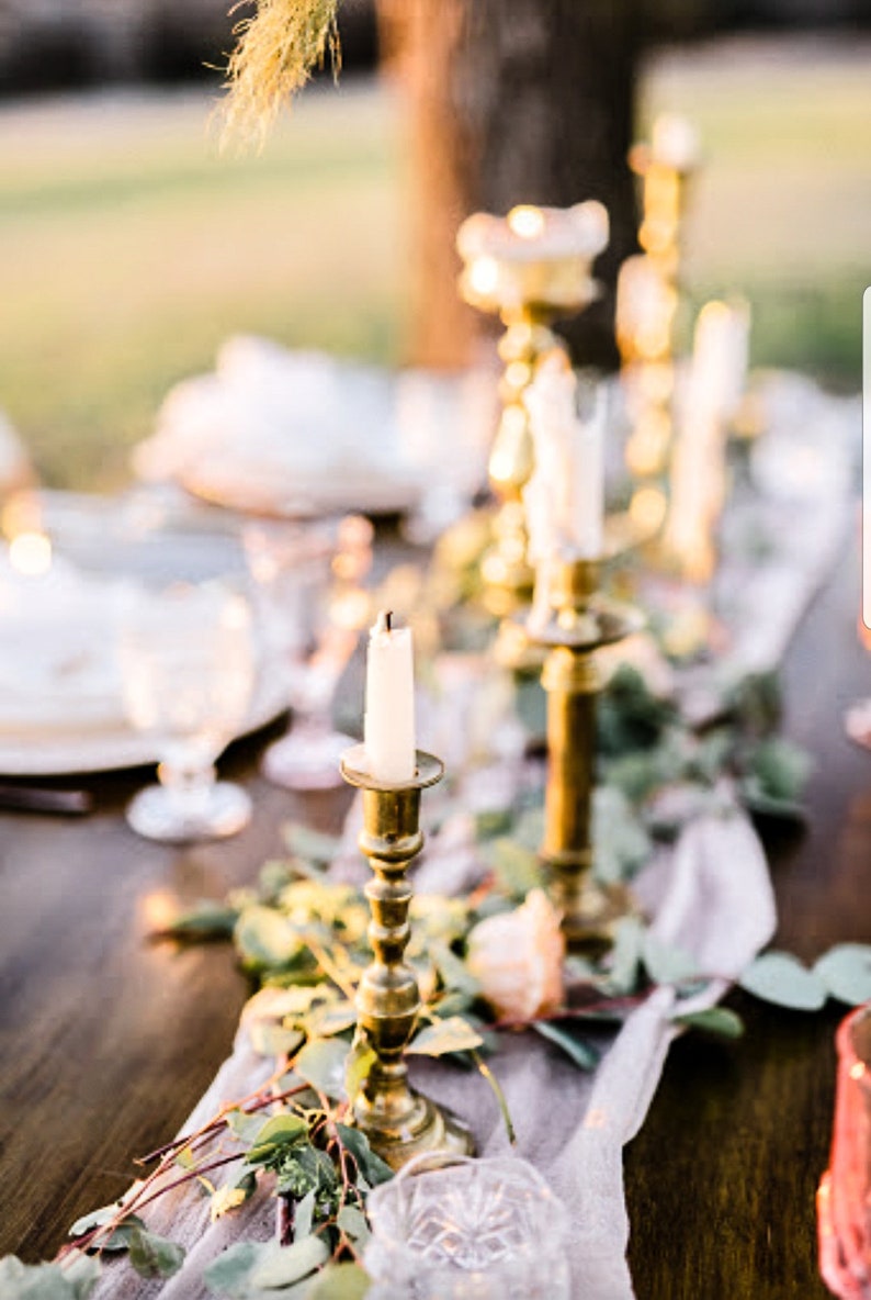 Cream Rustic Wedding Gauze Weddingtable Runner Centerpieces - Etsy