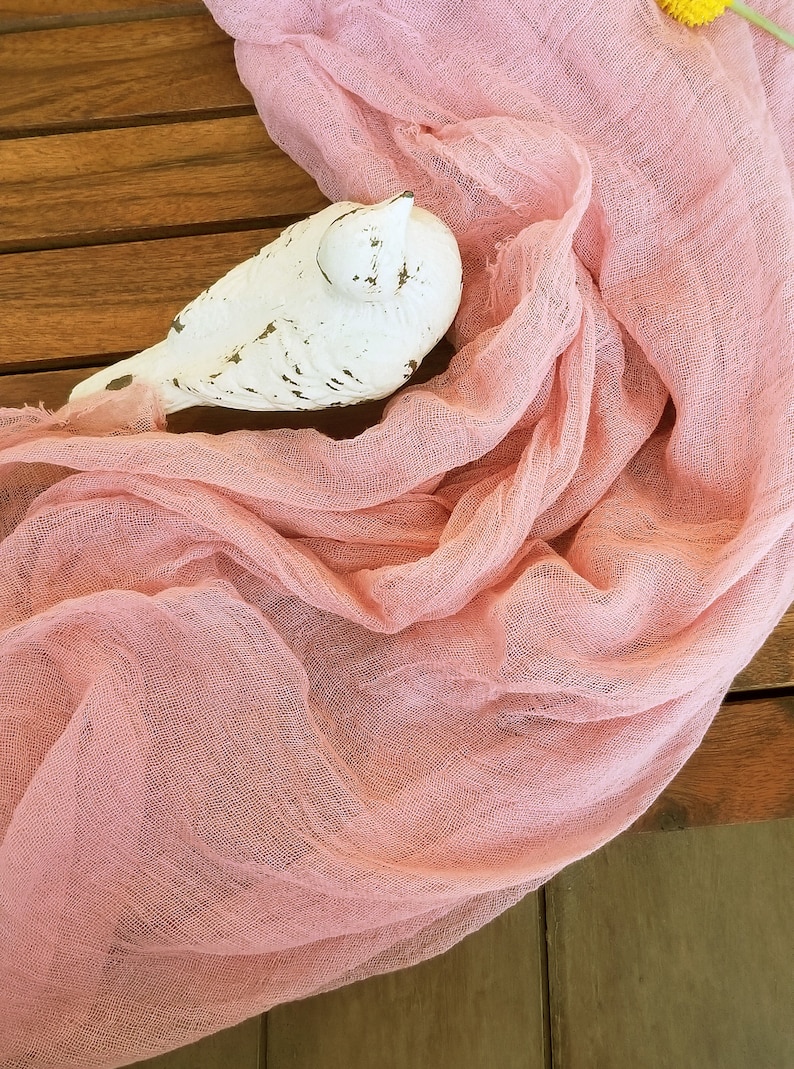 Boho Wedding Cheesecloth Table Runner Wedding Arch Decor | Etsy