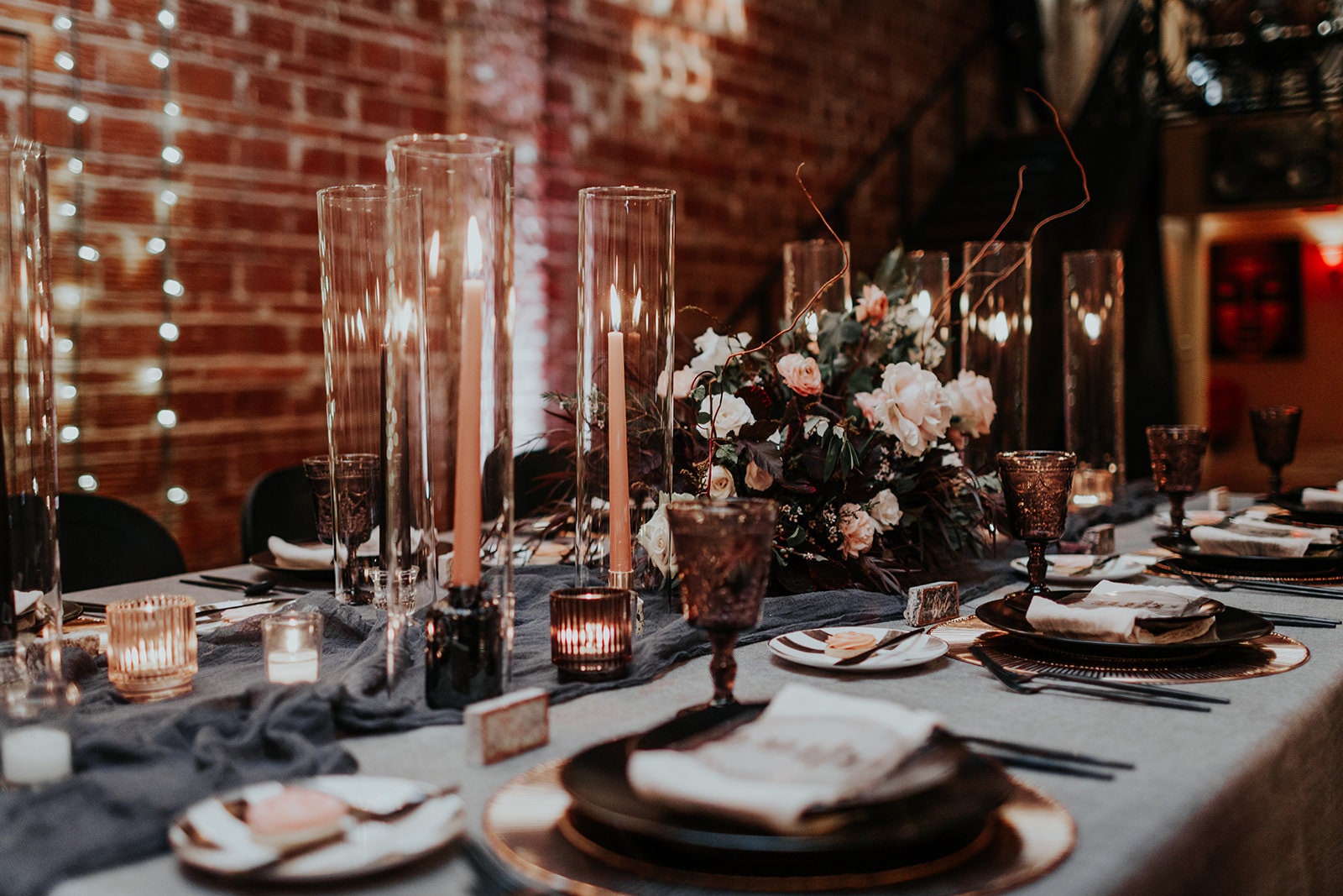 Charcoal Grey Wedding Table Runners Boho Wedding Arch - Etsy Canada